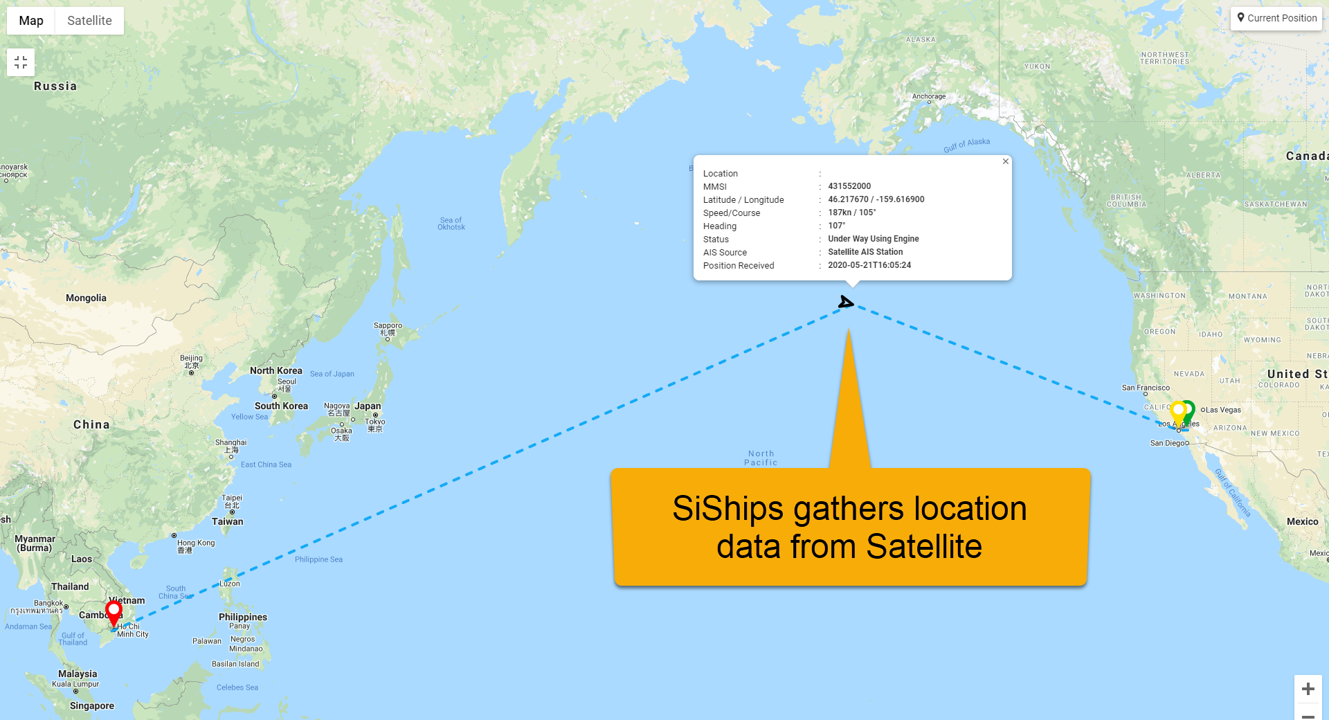 SiShips Introduces Satellite Tracking for Ocean Cargo - SiShips